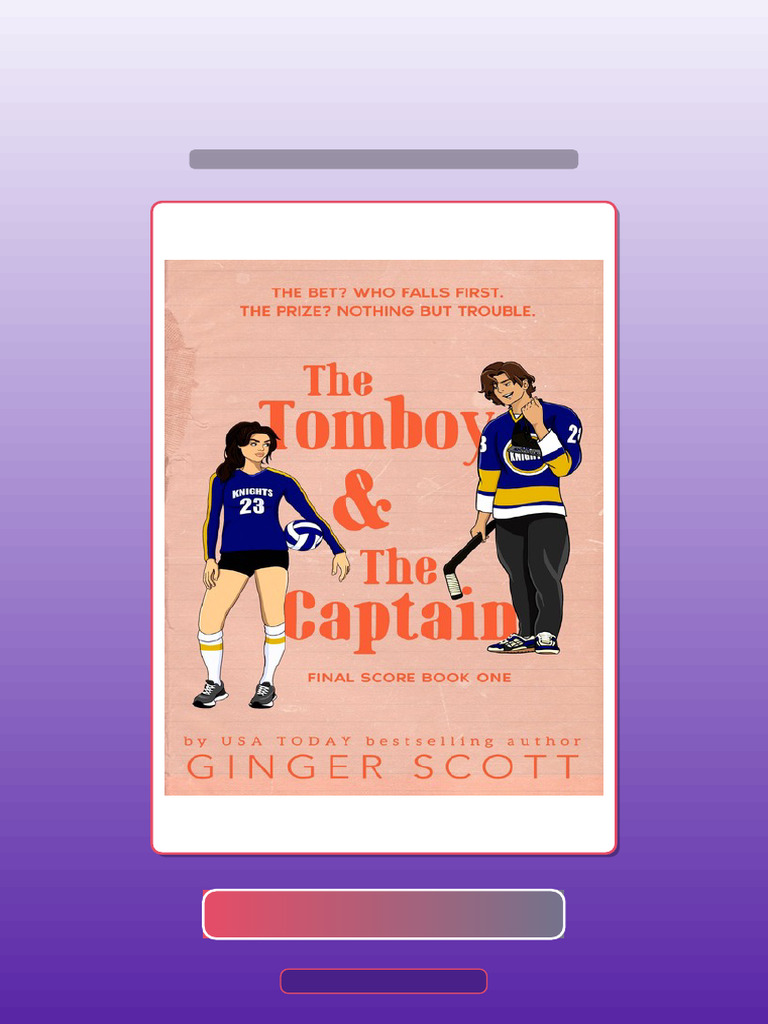 The Tomboy and The Captain An Enemiestolovers College Hockey Romance ...