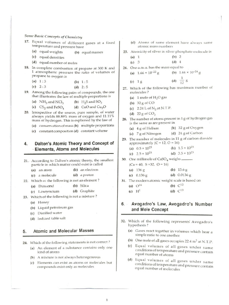 MARVEL Chemistry Chp.1 | PDF