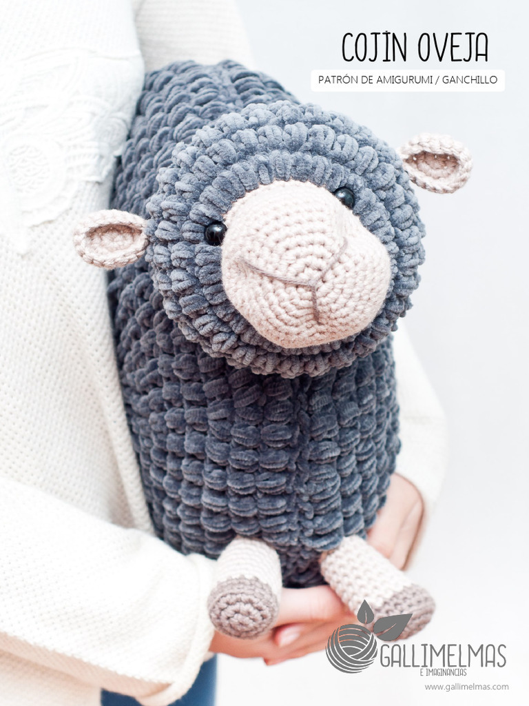 Patron Cojin Oveja | PDF | Tejer | Amigurumi
