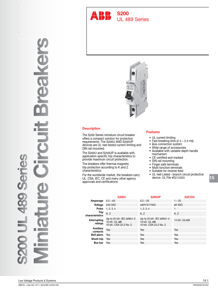 1sxu000023c0202 15 | PDF | Alternating Current | Electronic Engineering