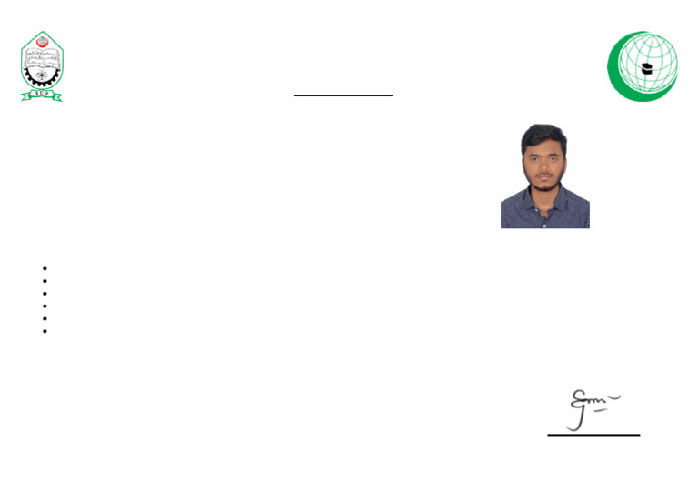 IUT Final Exam Admit Card 2021-2022 | PDF