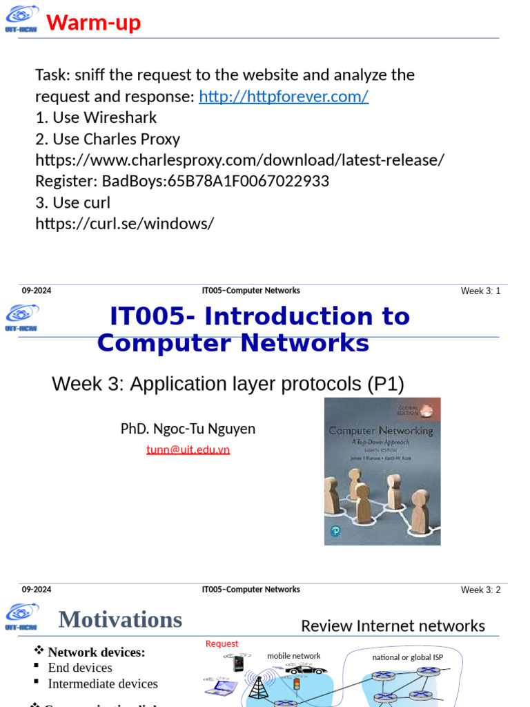 Week03 - Application Layer (P1) | PDF | Computer Network | Http Cookie