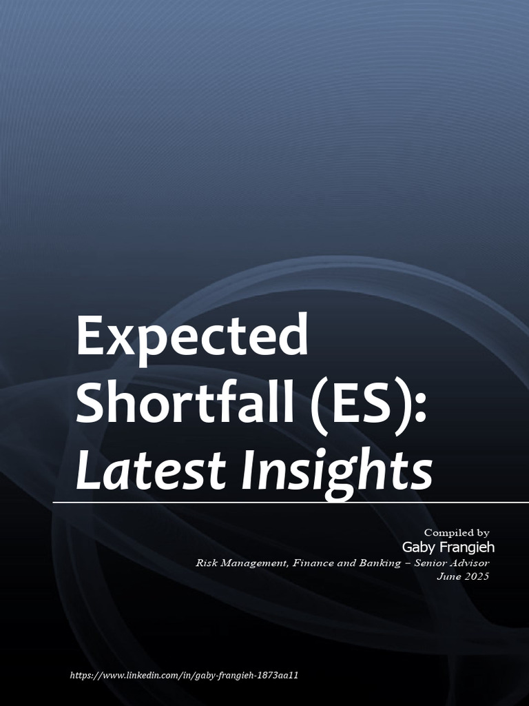 Expected Shortfall ES Latest Insights 1752058036 | PDF | Value At Risk ...