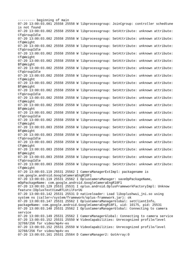 Log Cat 1752994802965 | PDF | Software Engineering | Software