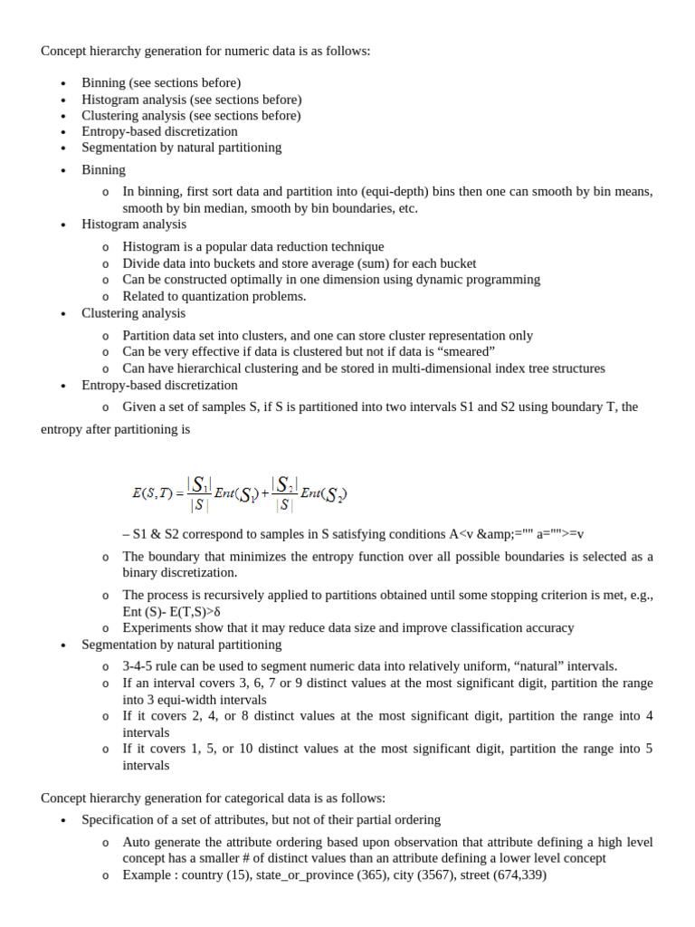 (12.1.19) Concept Hierarchy | PDF | Histogram | Image Segmentation