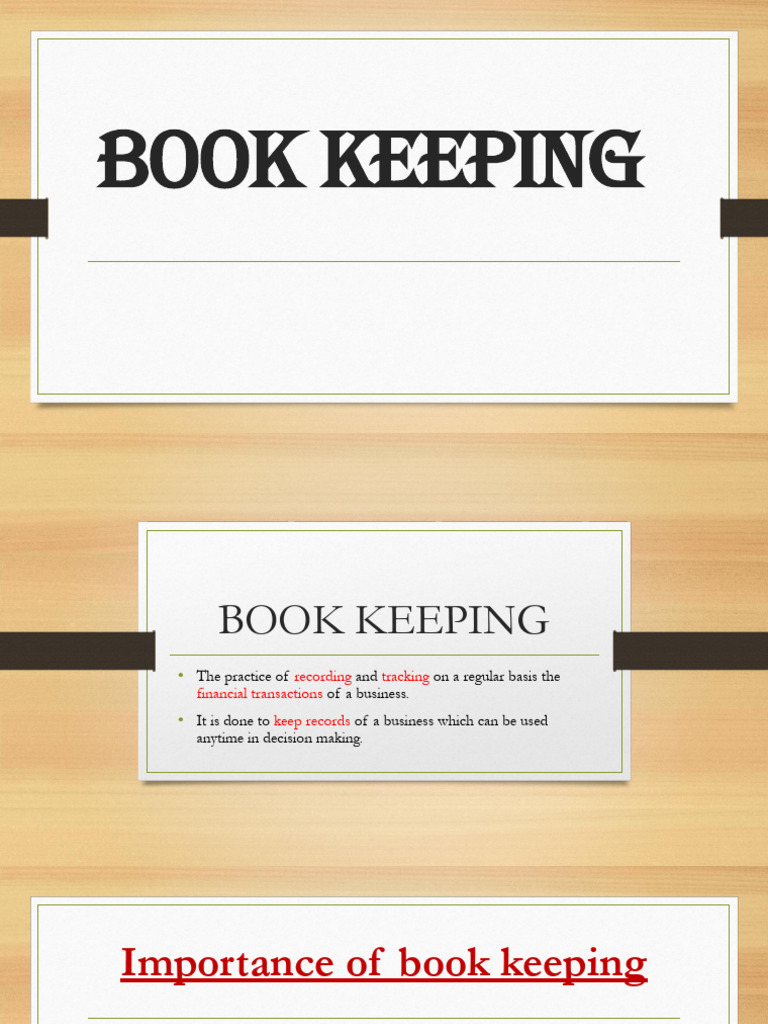 Bookkeeping Basics for Financial Statements | PDF | Balance Sheet | Expense