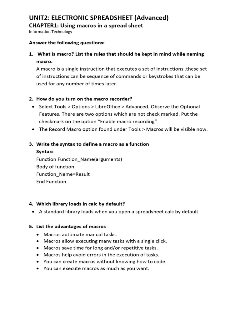 Unit 2, Chapter 2 | PDF