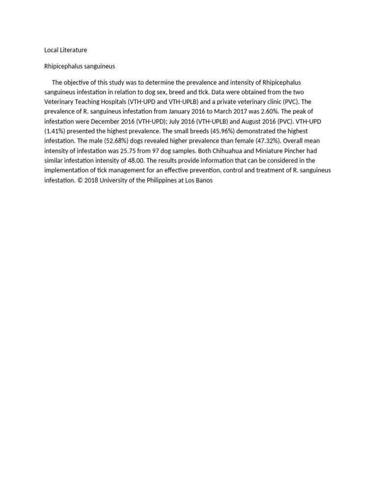 Local Literature | PDF
