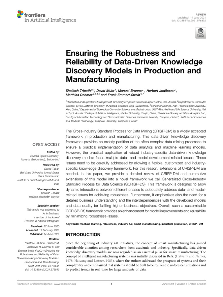 Enhancing Data-Driven Knowledge Models | PDF | Machine Learning ...