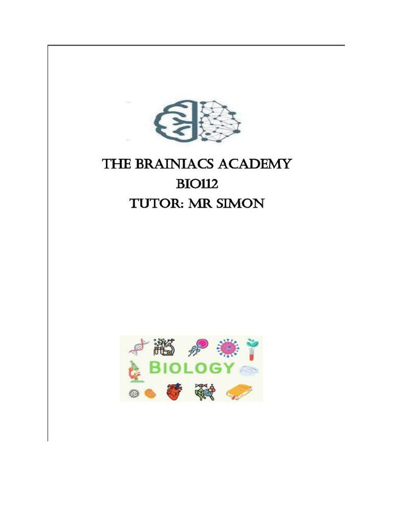 The Brainiacs Academy Bio112 Lec 3 Quiz Key | PDF | Earth Sciences | Nature