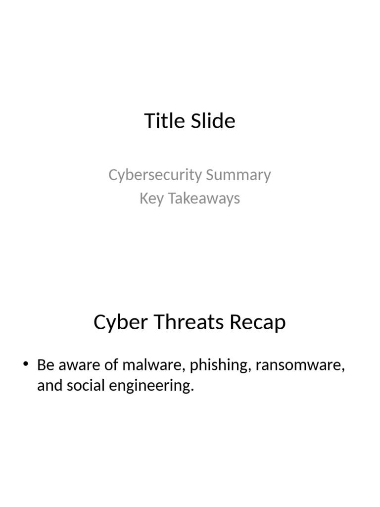 Cybersecurity PPT 5 | PDF
