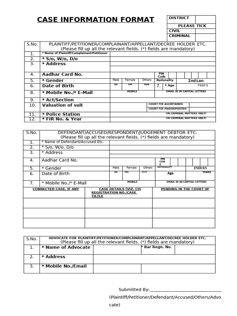 Case Information Format NEW WEF Oct 2024A | PDF | Chess Openings | Chess Theory
