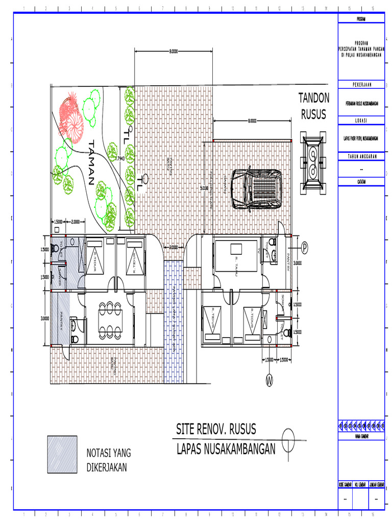 A. Site Letak Tandon | PDF