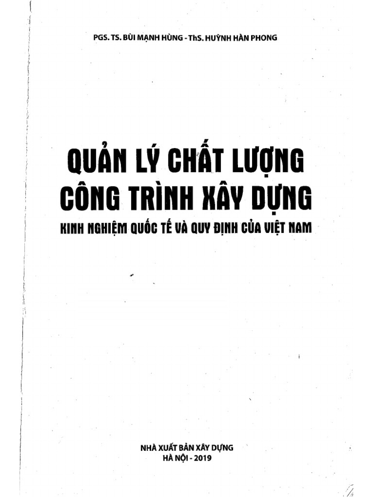 QLCL Cong Trinh Xay Dung. | PDF