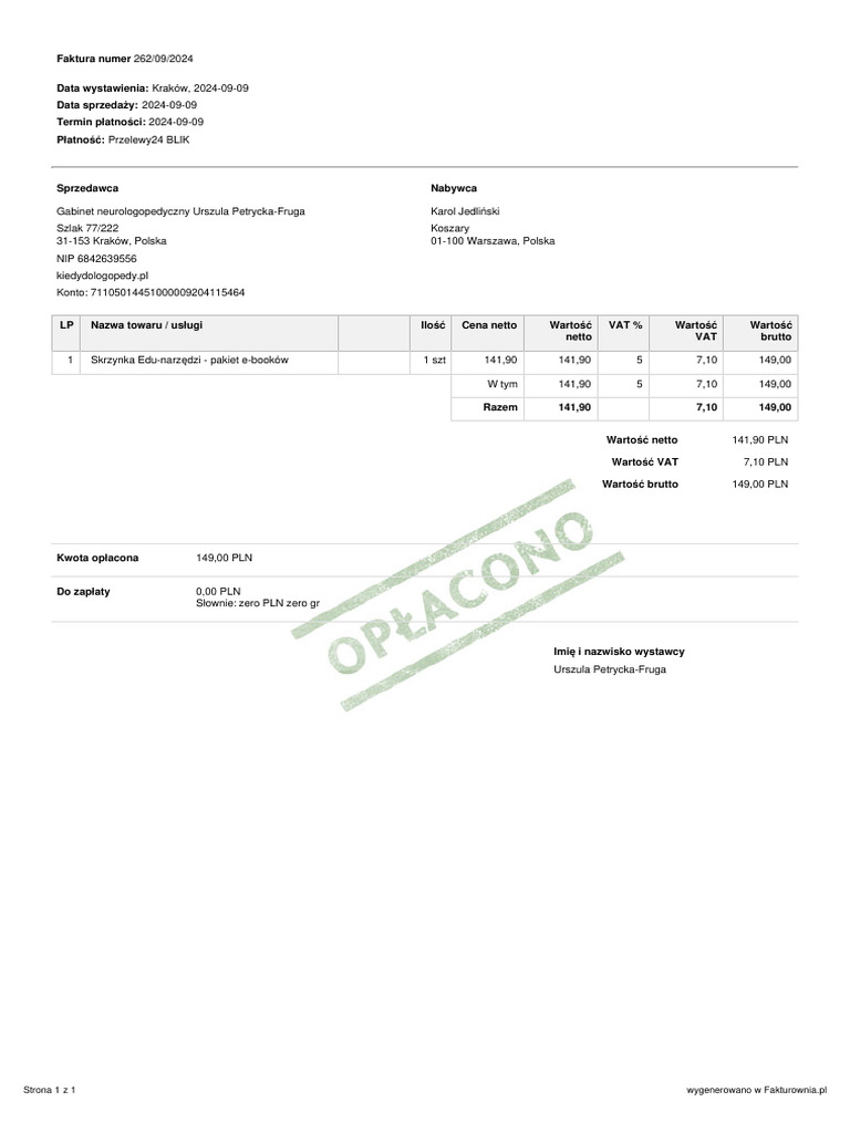 Faktura 250621075647 | PDF