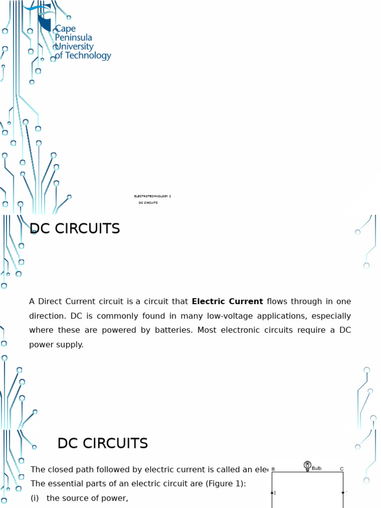 Understanding DC Circuits Basics | PDF | Series And Parallel Circuits ...