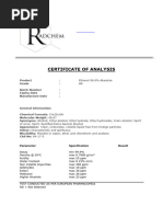 Coa 00135 Sample | PDF