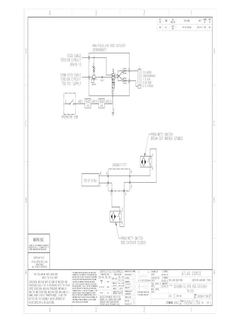 Hyd Rod Catcher Schematic 2658471784 - 000 | PDF