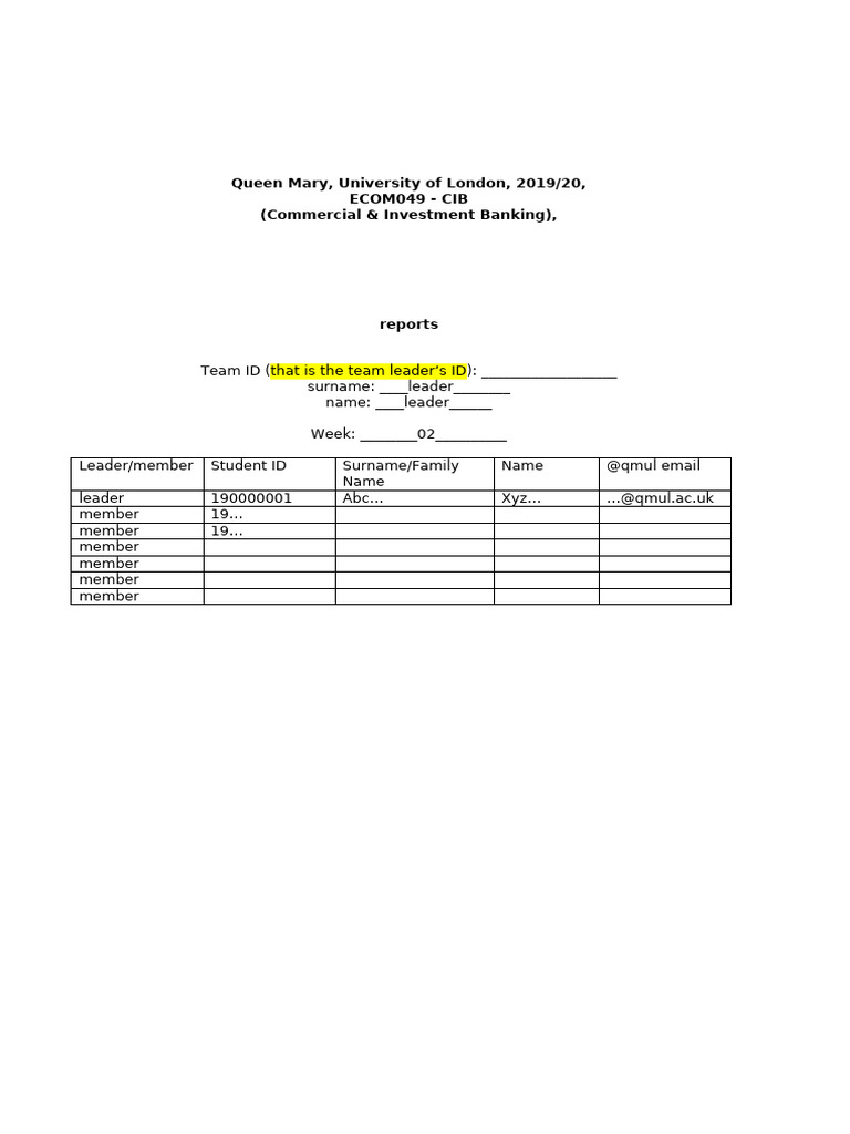 049 Reports Cover Sheet | PDF