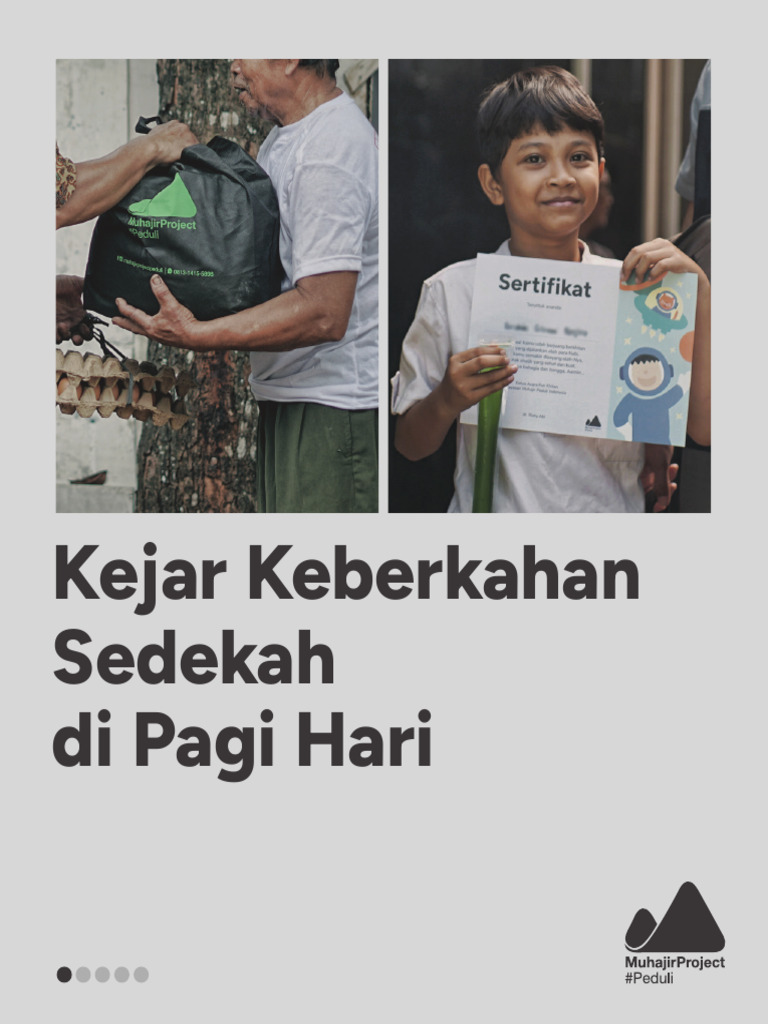 Keberkahan Sedekah Pagi Hari | PDF