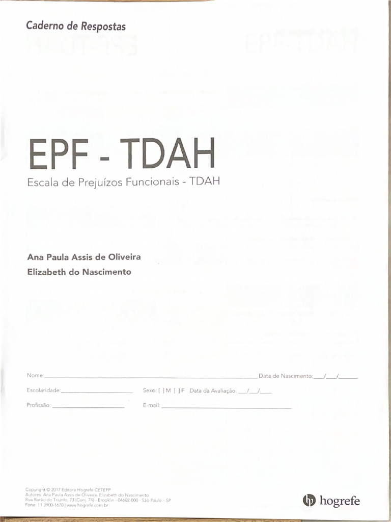 Epf Tdah | PDF