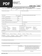 Home Health Certification Form CMS-485 | PDF | Home Care | Physical Therapy