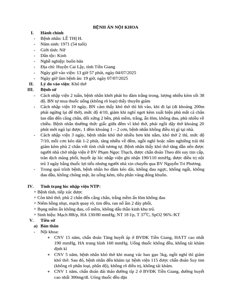 Ba Suy Tim N P | PDF