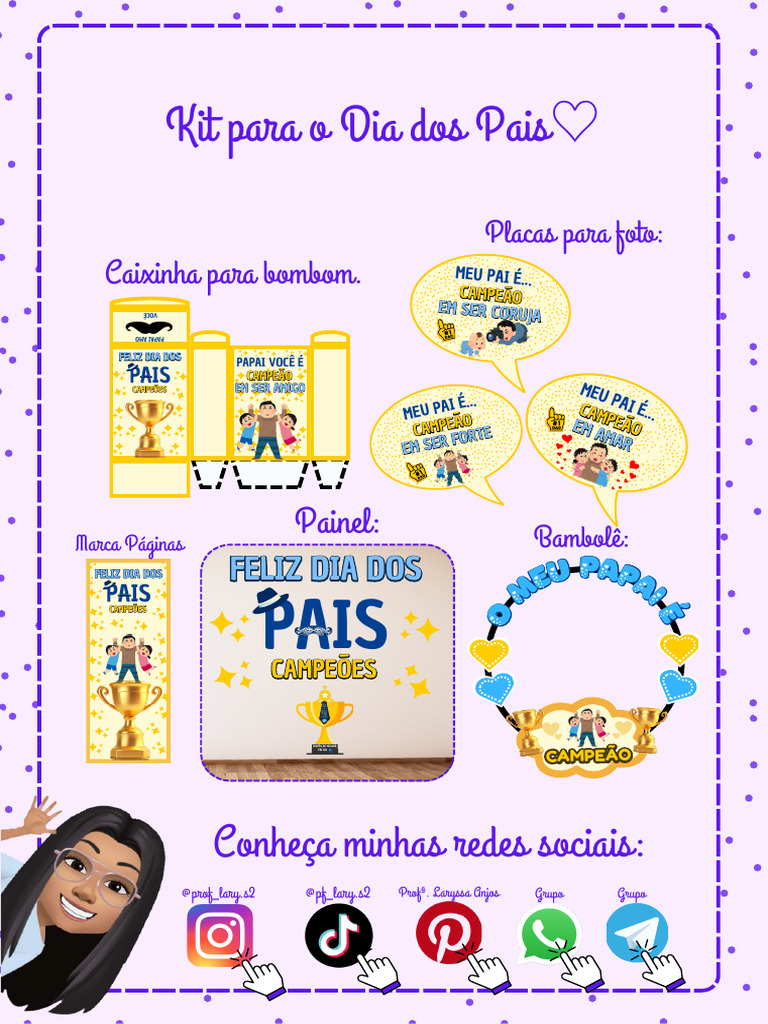 Kit para o Dia Dos Pais (@prof - Lary.s2) - 20240801 - 234307 - 0000 | PDF
