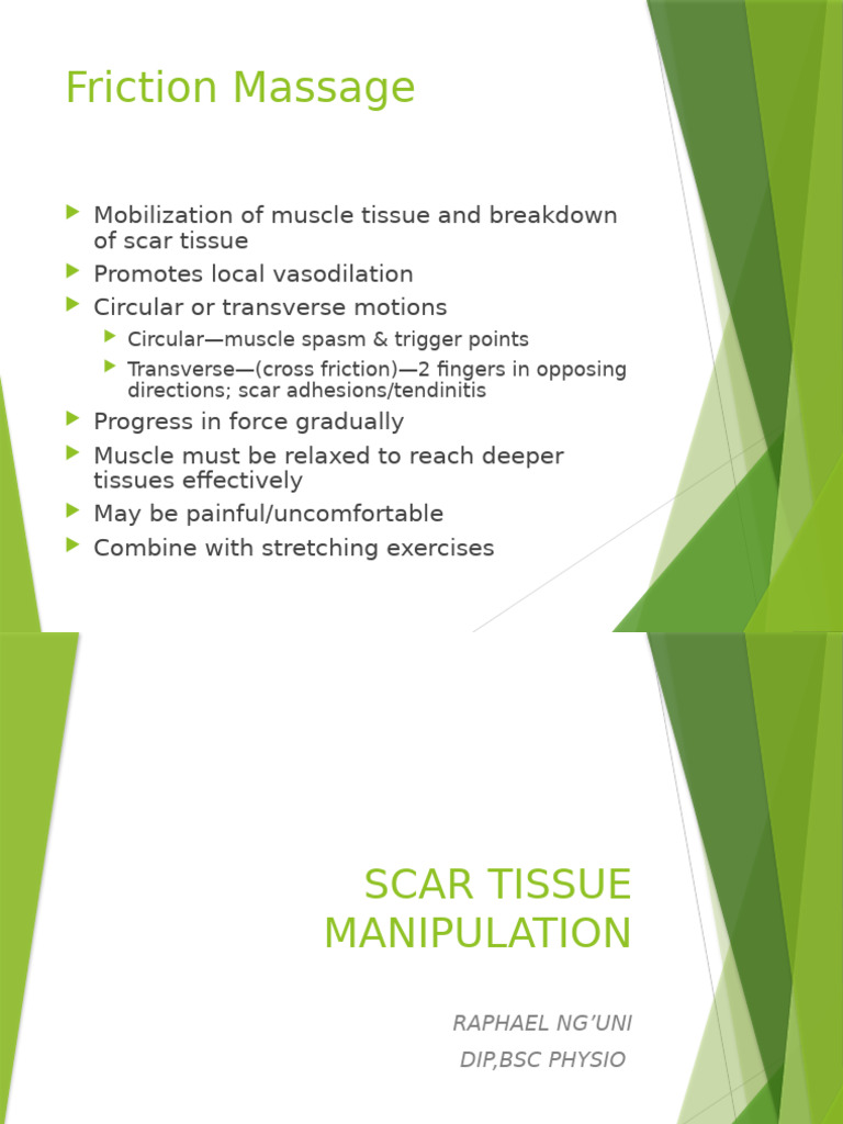 Scar Tissue Manipulation-1 | PDF | Scar | Massage