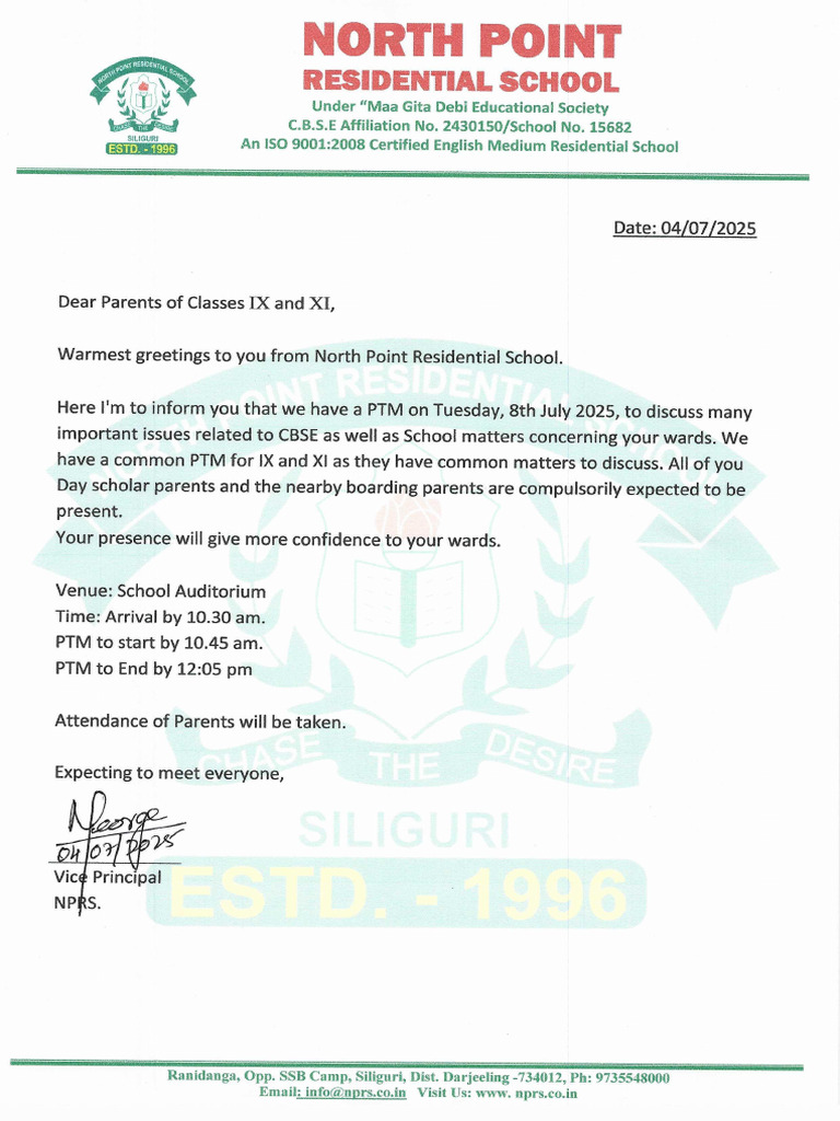 PTM For Class Ix & Xi | PDF