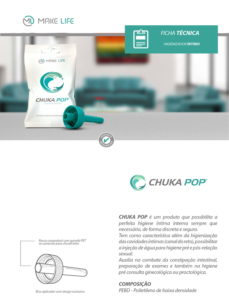 Higienizador Íntimo CHUKA POP: Uso e Benefícios | PDF