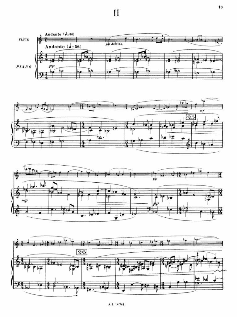 WANG, CLARA (ZICHENG) - Flute Concerto, Mvt. 2, 3 by Jacques Ibert | PDF