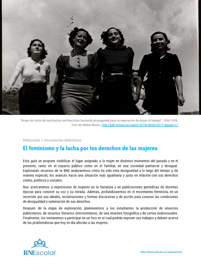 El Feminismo - Guía Alumnado | PDF | Feminismo | Estudios de género