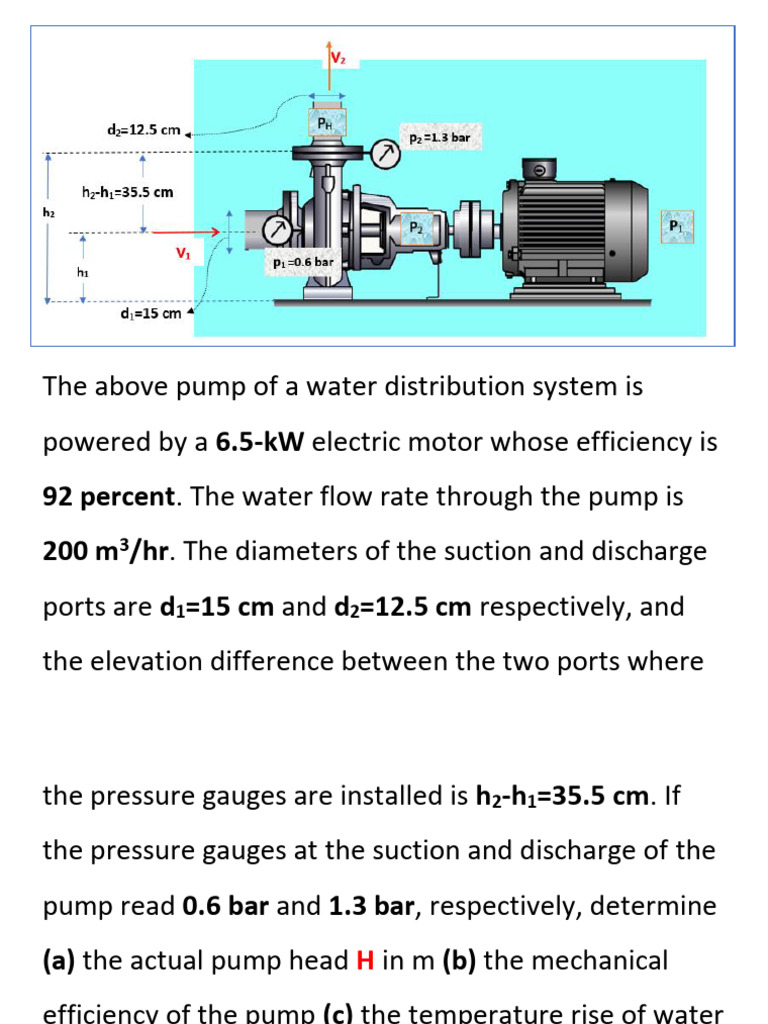 Pump Efficiency and Performance Analysis | PDF | Pump | Heat