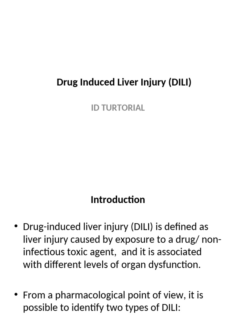Drug Induced Liver Injury NMAH | PDF | Hepatitis | Tuberculosis