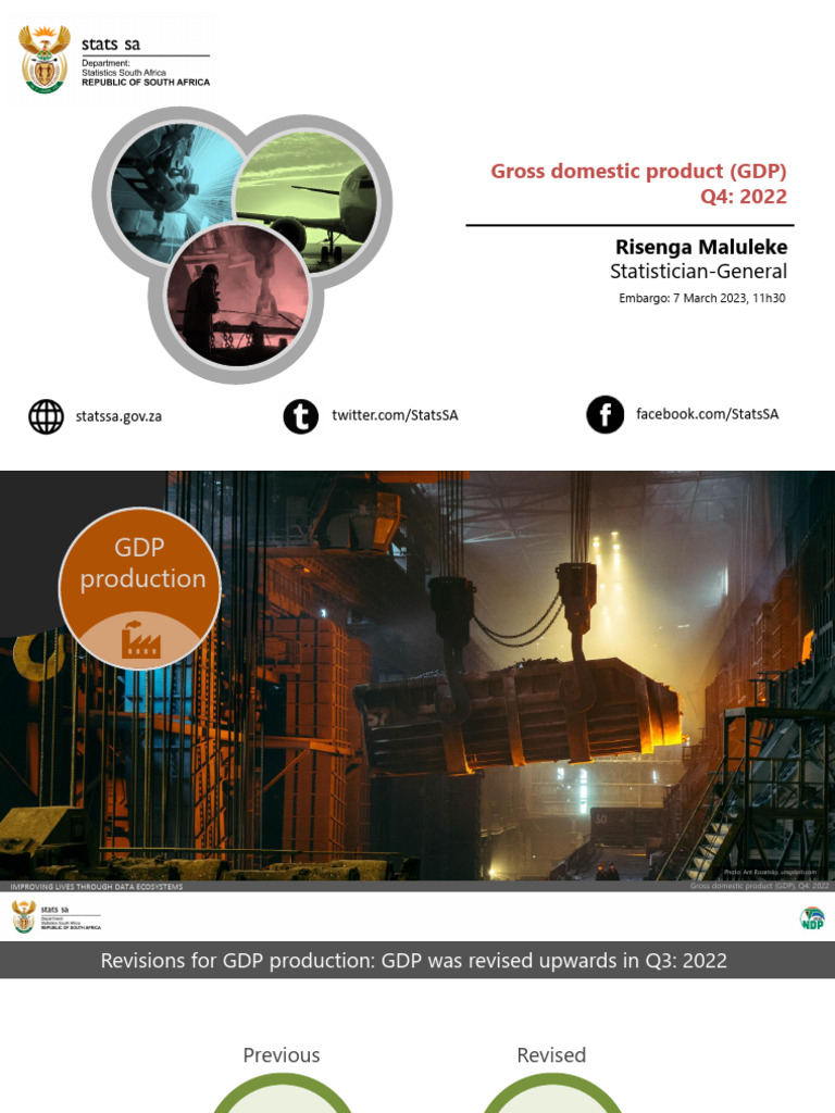 Q4 2022 South Africa GDP Analysis | PDF | Gross Domestic Product ...