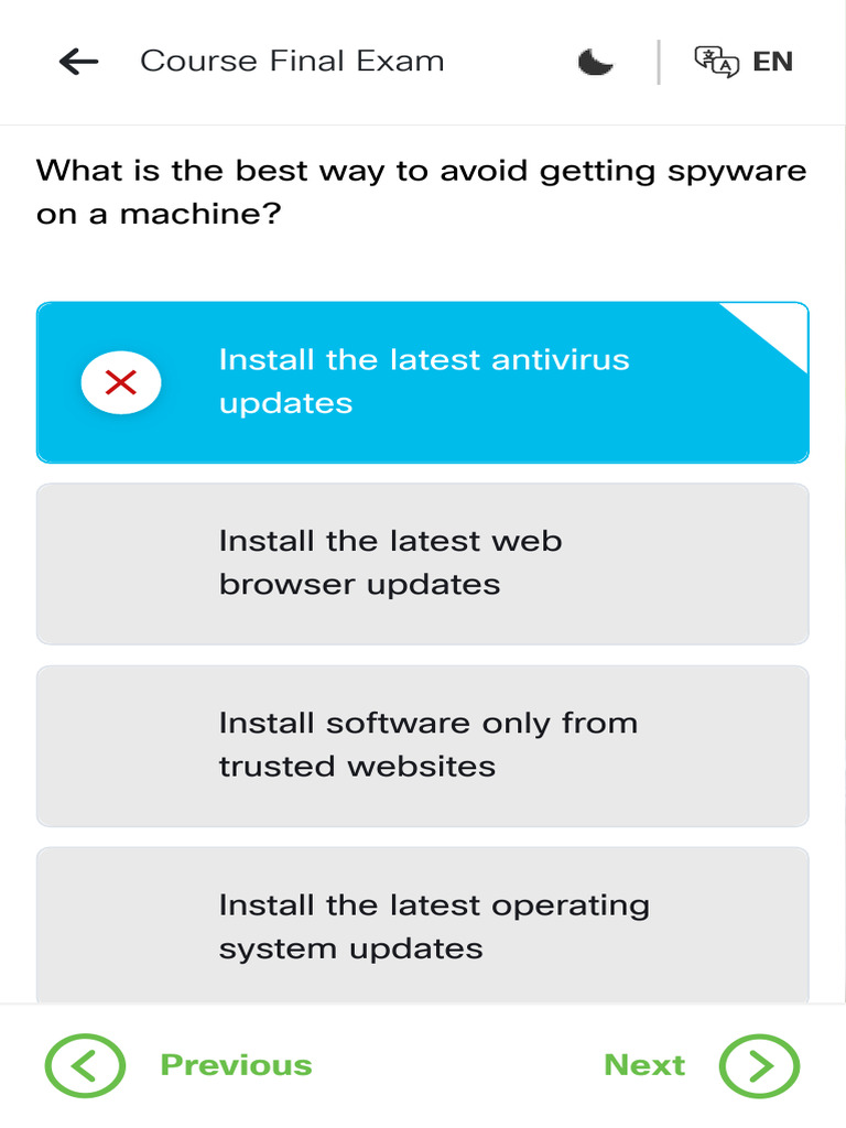 Cybersecurity Final Exam Guide | PDF