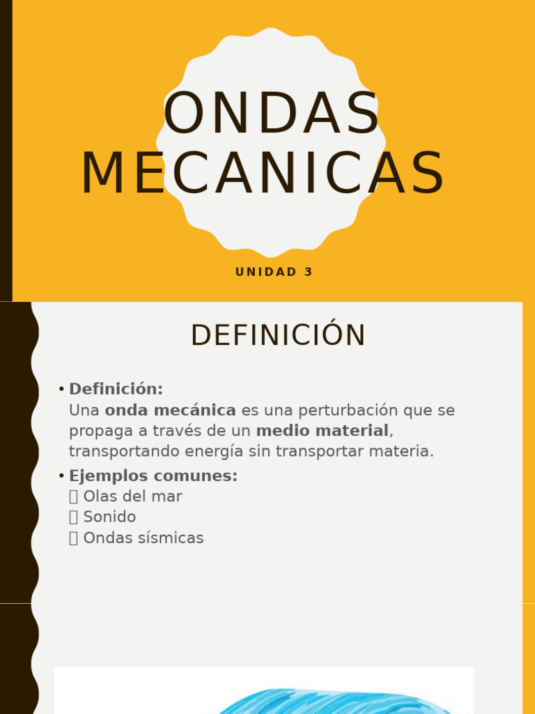 Características y Tipos de Ondas Mecánicas | PDF