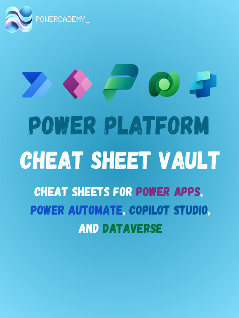 Power Platform - Cheat Sheet Vault (Sample) | PDF | Table (Database) | Information