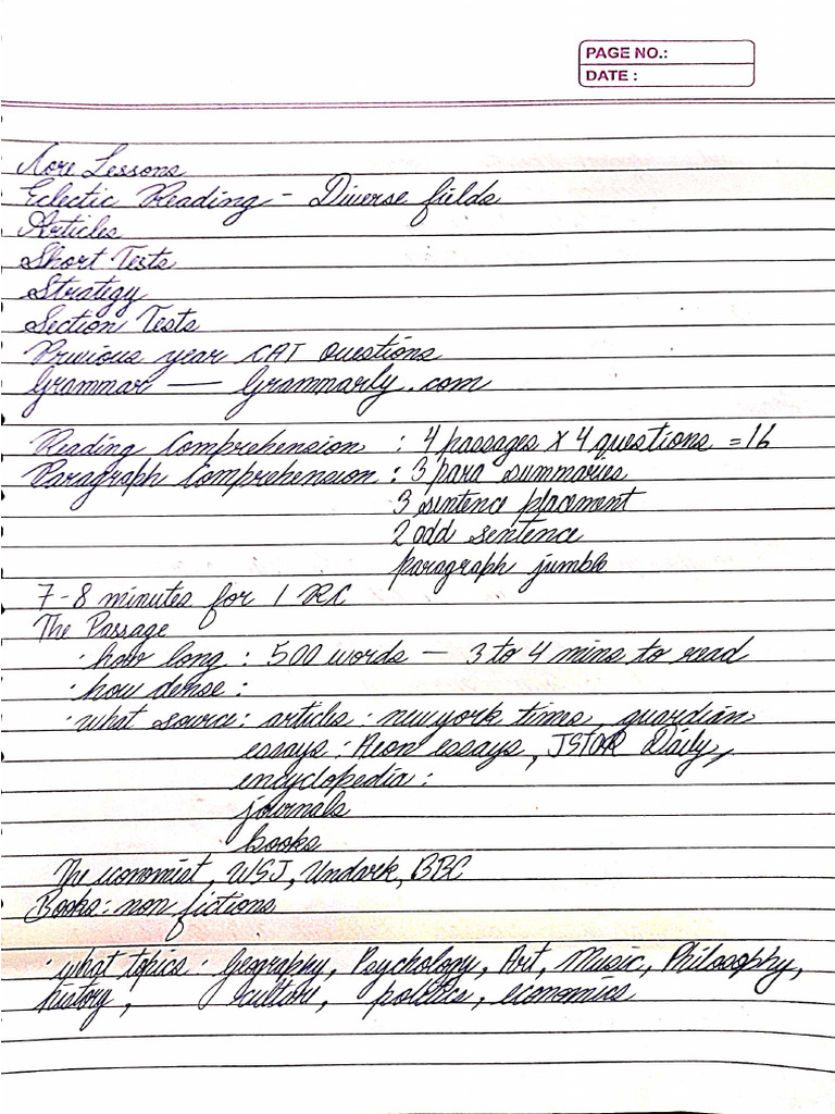 Varc 1000 Notes | PDF