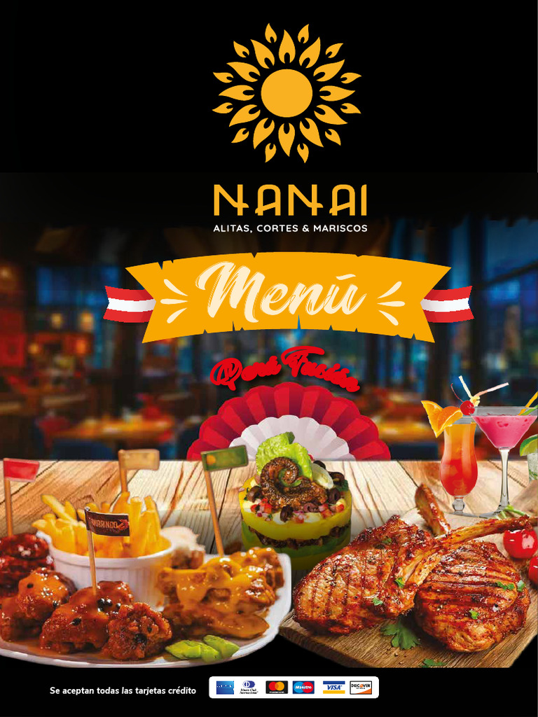 Menú de Nanai Beach | PDF | Mariscos | filete
