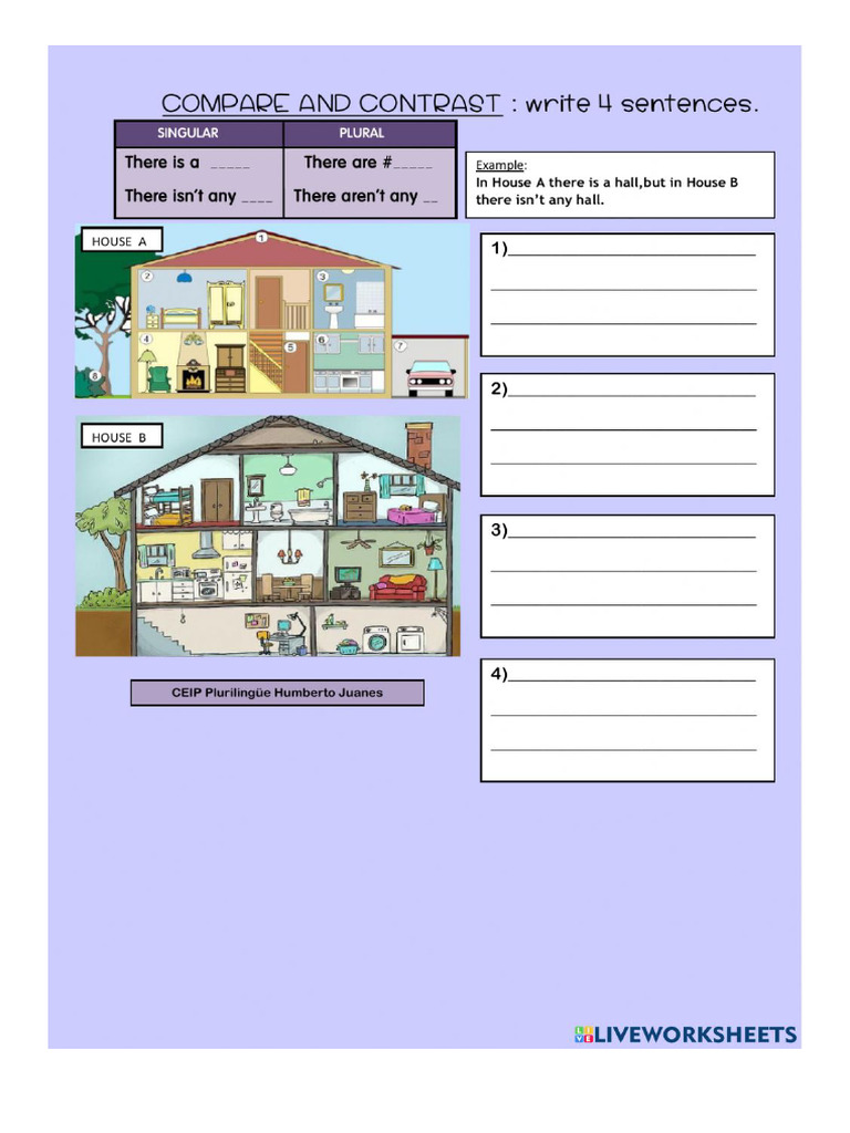 Compare and Contrast Houses | PDF