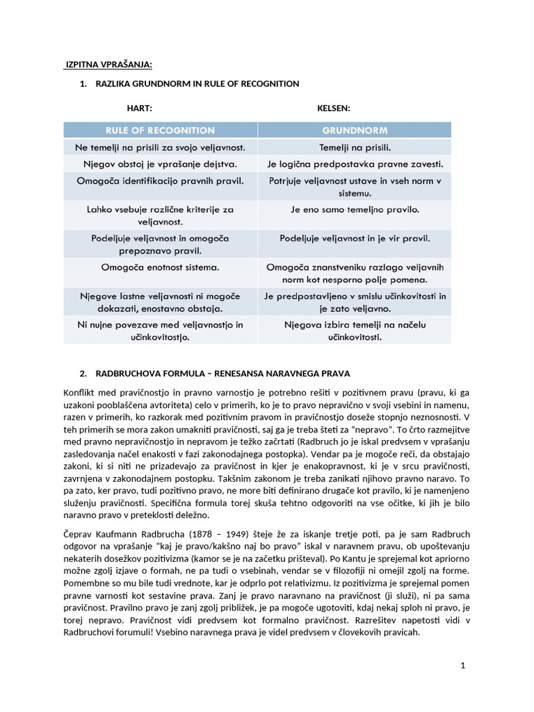 FiTP - Izpitna Vprašanja 1 | PDF