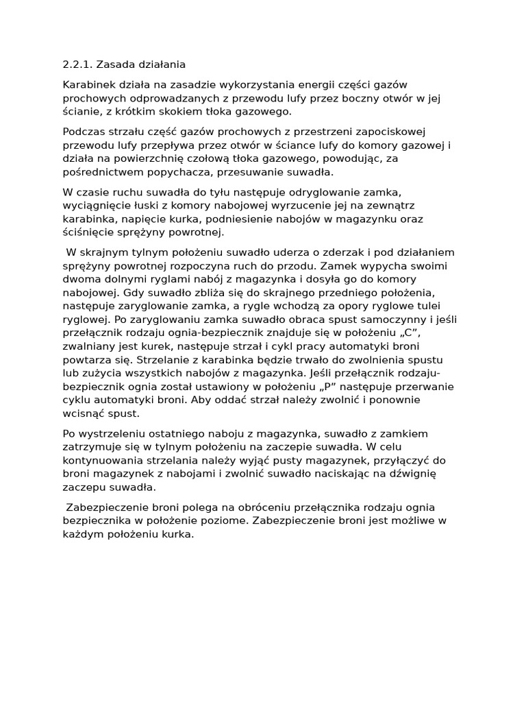 Zasada Działania Grot | PDF