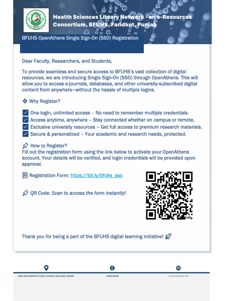 Bfuhs Sso Poster | PDF