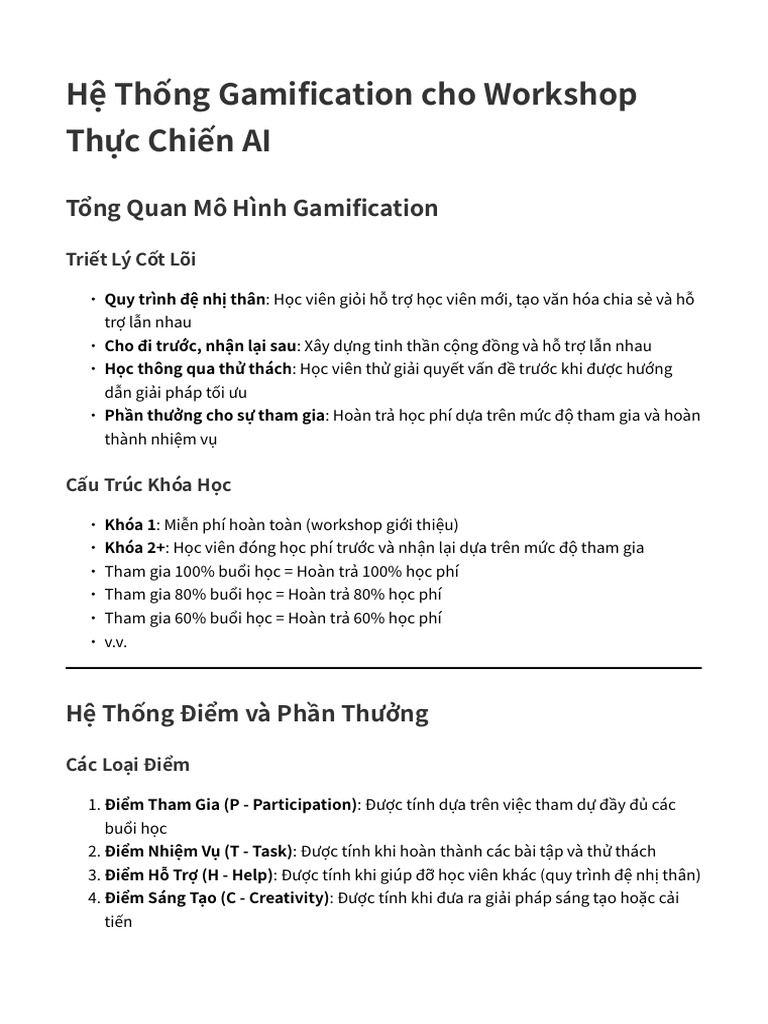 Gamification System | PDF