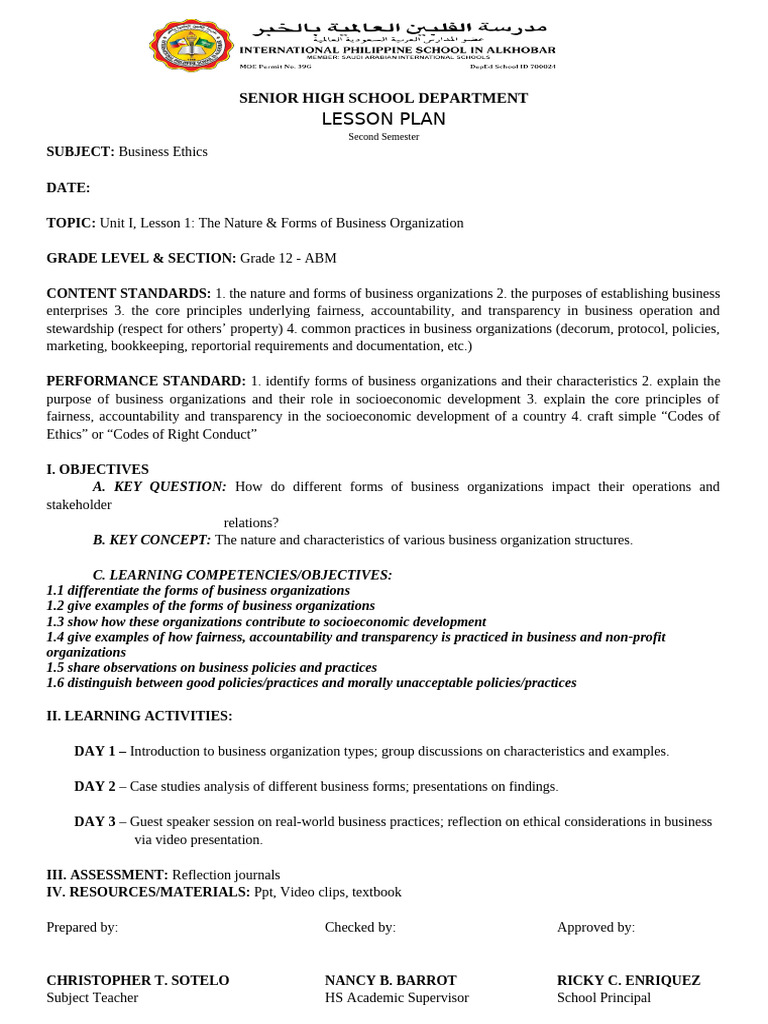 Business Ethics | PDF | Entrepreneurship | Business Ethics