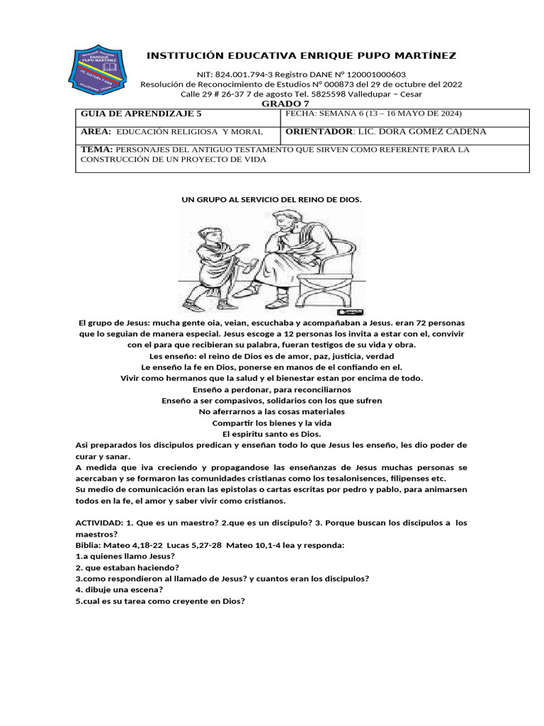 Guia Decimo Grado Pdf