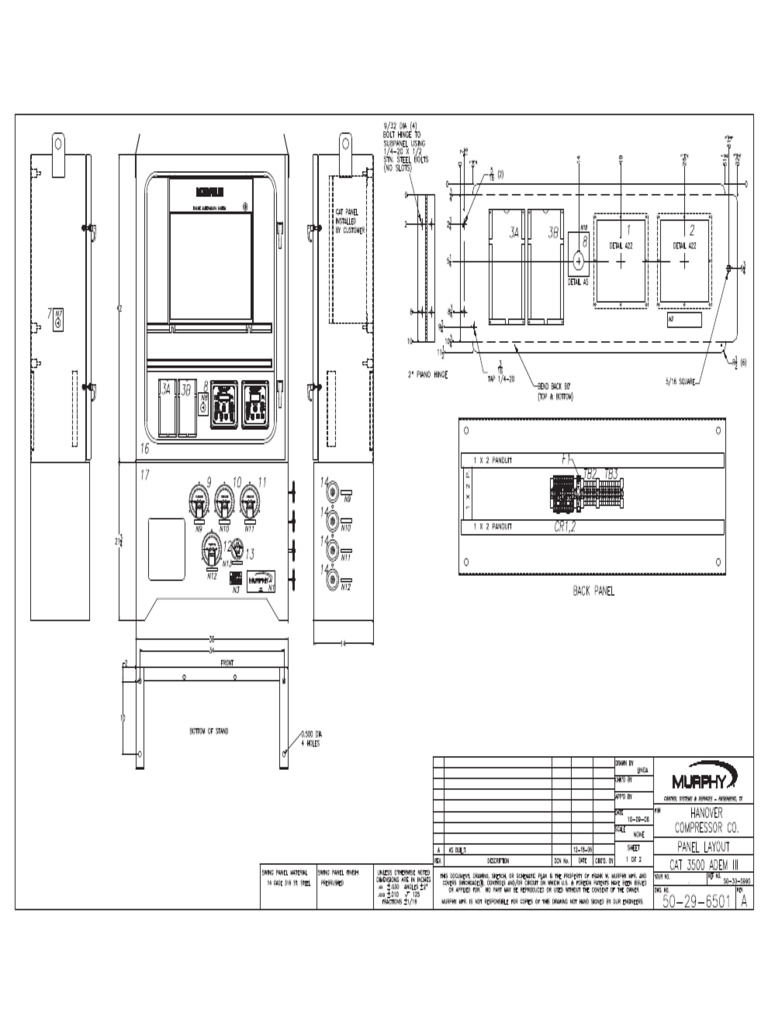 Control Panel Drawings | PDF