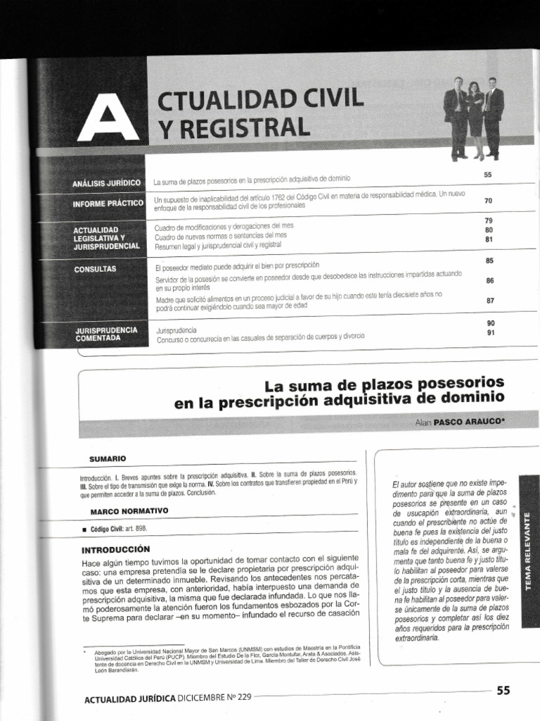 Fuente 3 | PDF | Posesión (Ley) | Posesión adversa